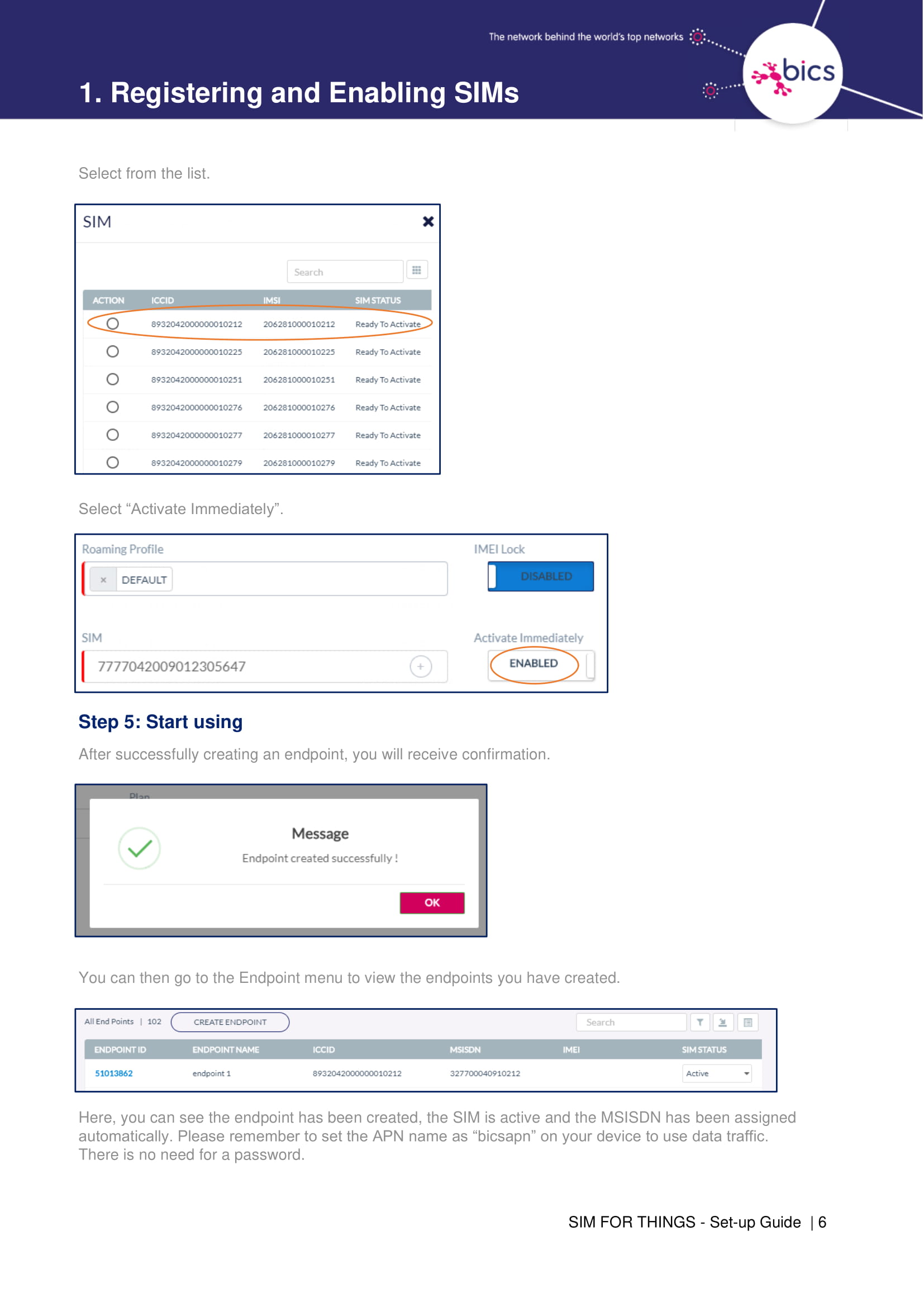 SIM for Things quick setup guide - Enterprise version